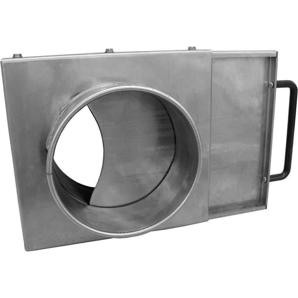 QF® Manual Blast Gate Damper Galv | Extractly Ltd