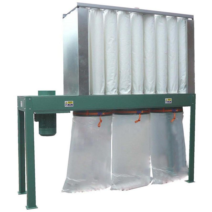 Multi-Bag Shaker Unit | Dust Extraction | Extractly